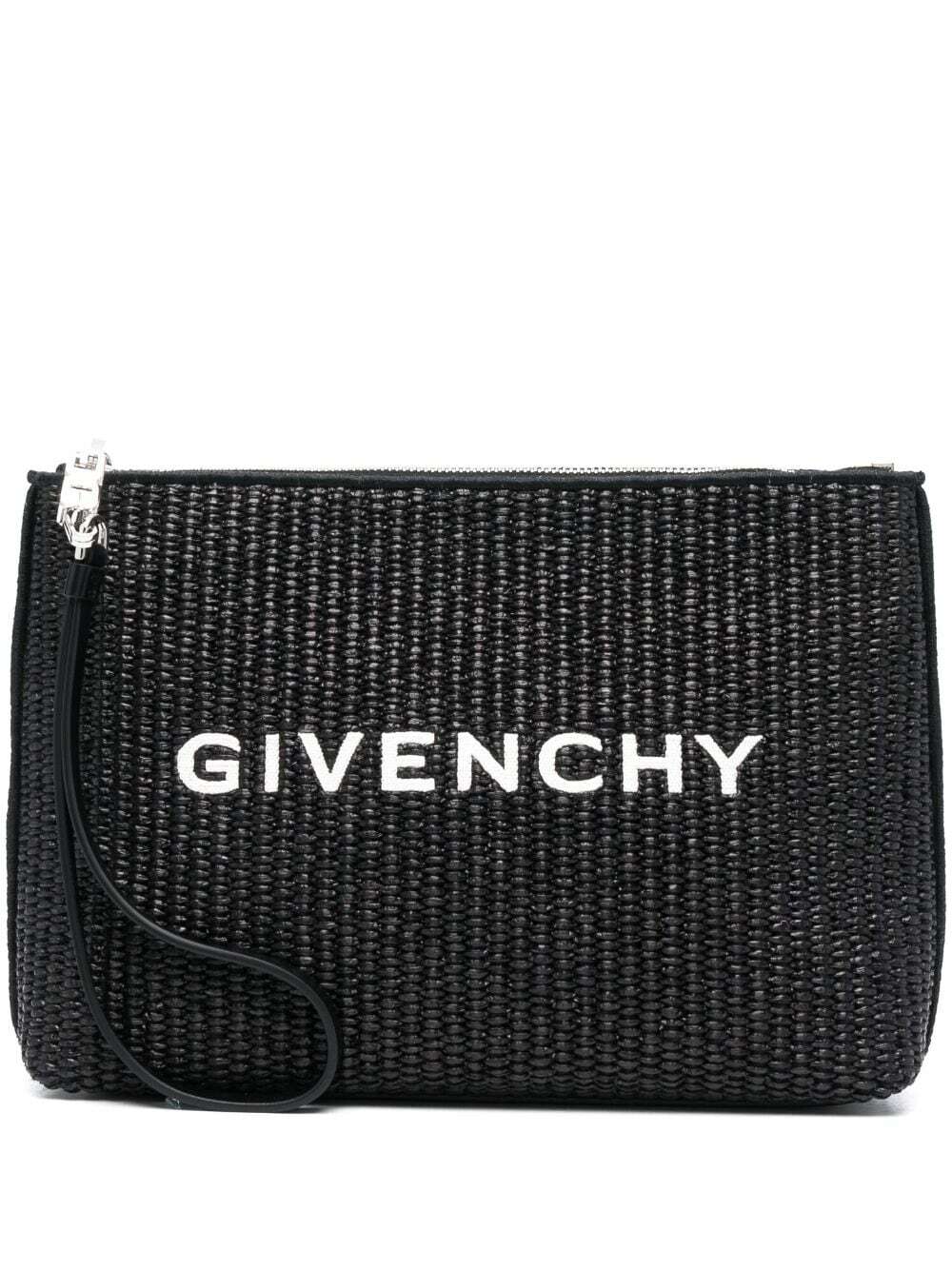 GIVENCHY - Logo Rafia Pouch Givenchy