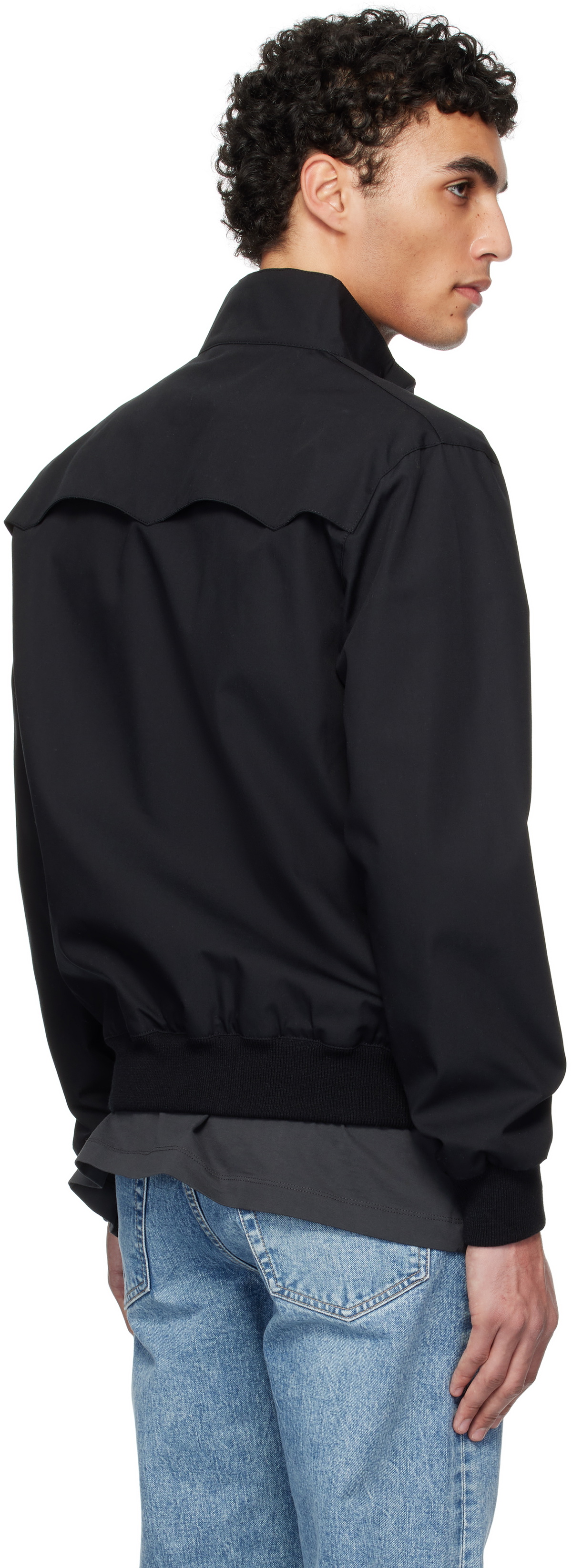 Fred Perry Black Harrington Jacket Fred Perry