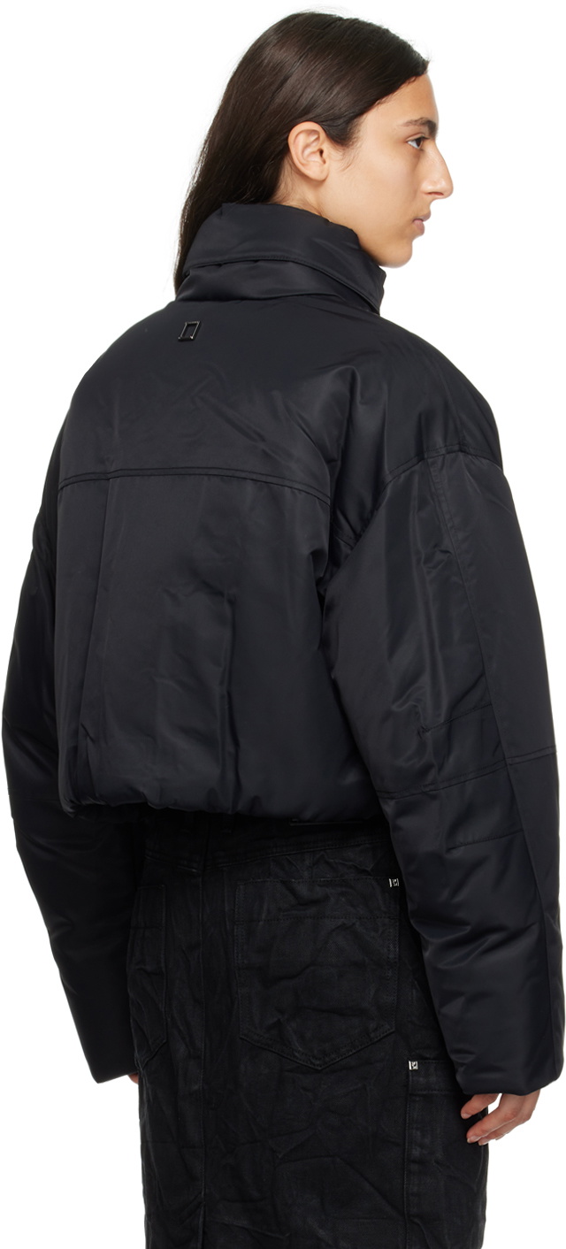 Wooyoungmi Black Cropped Down Jacket Wooyoungmi