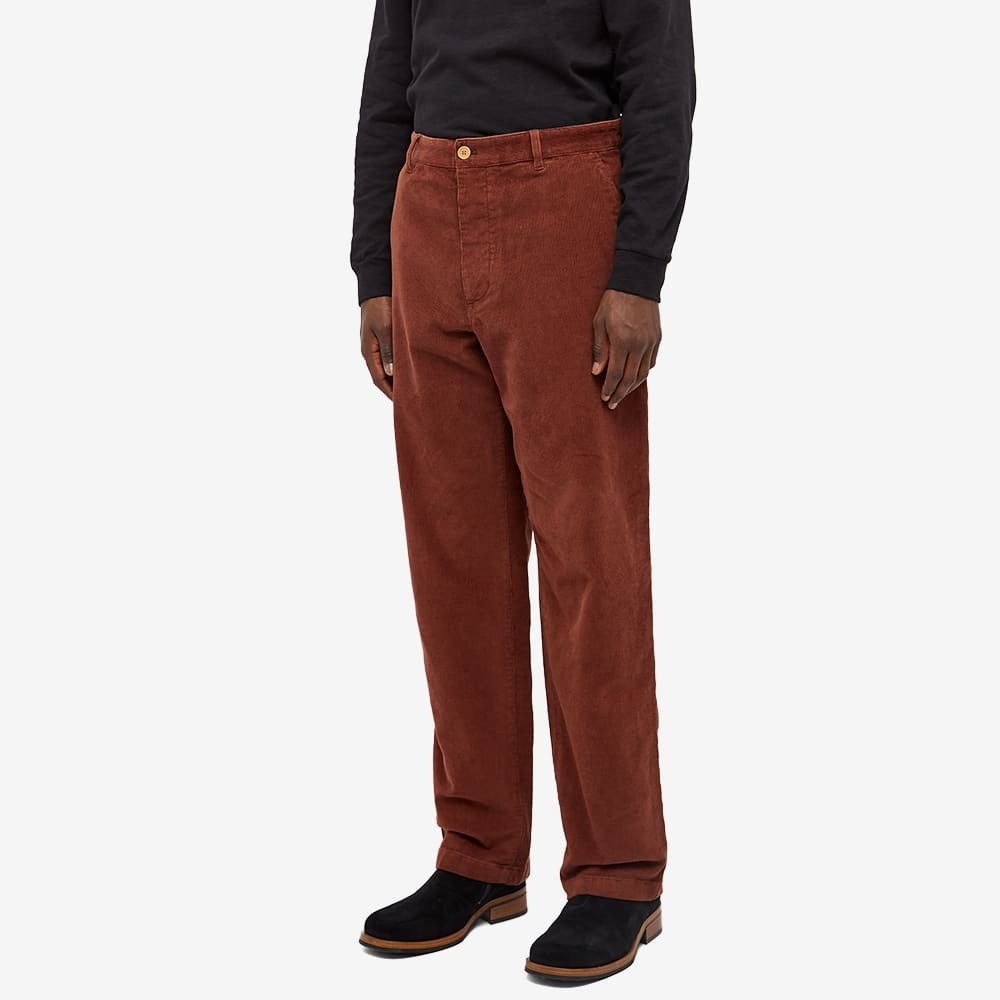 Acne Studios Men's Pito Brushed Cord Chino in Chestnut Brown Acne Studios
