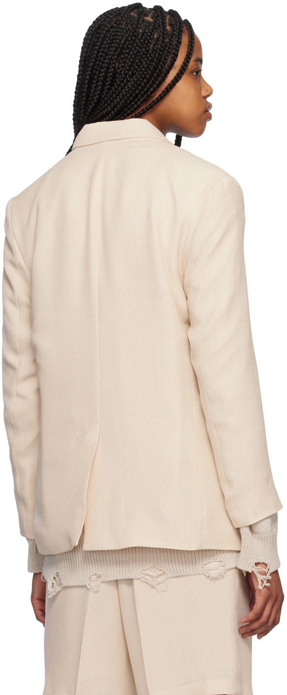 Youth Beige Oversized Blazer Youth Club