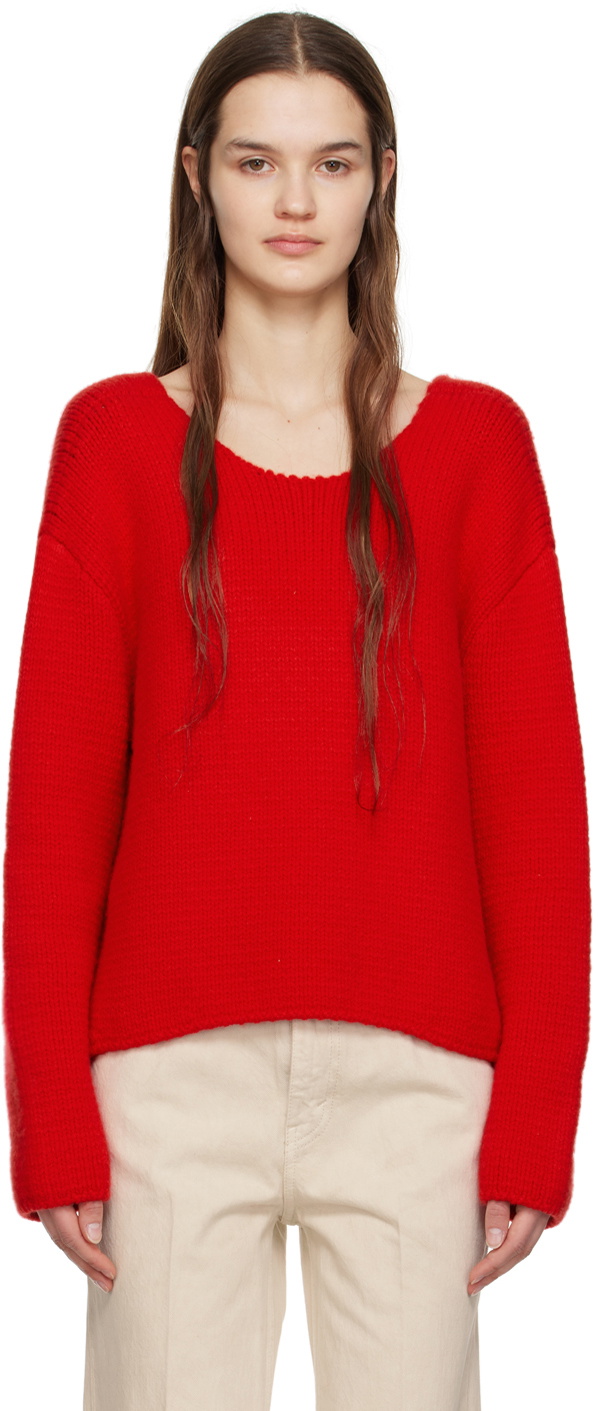 The Row Red Iri Sweater The Row