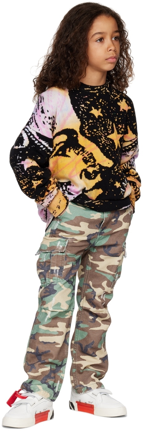 AMIRI Kids Multicolor Moon Sweater Amiri AMIRI Kids Multicolor Moon Sweater Amiri