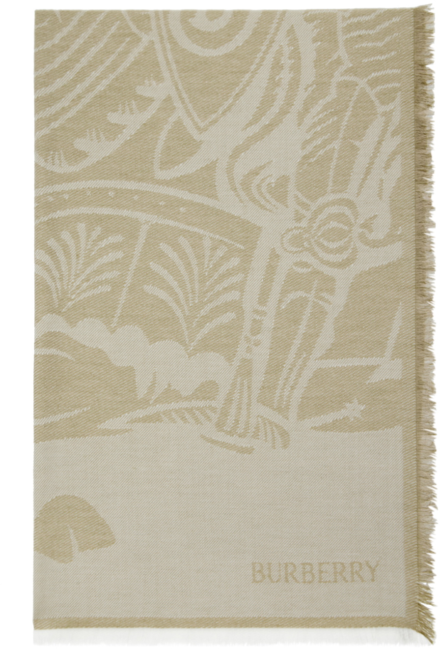 Burberry Beige EKD Scarf Burberry