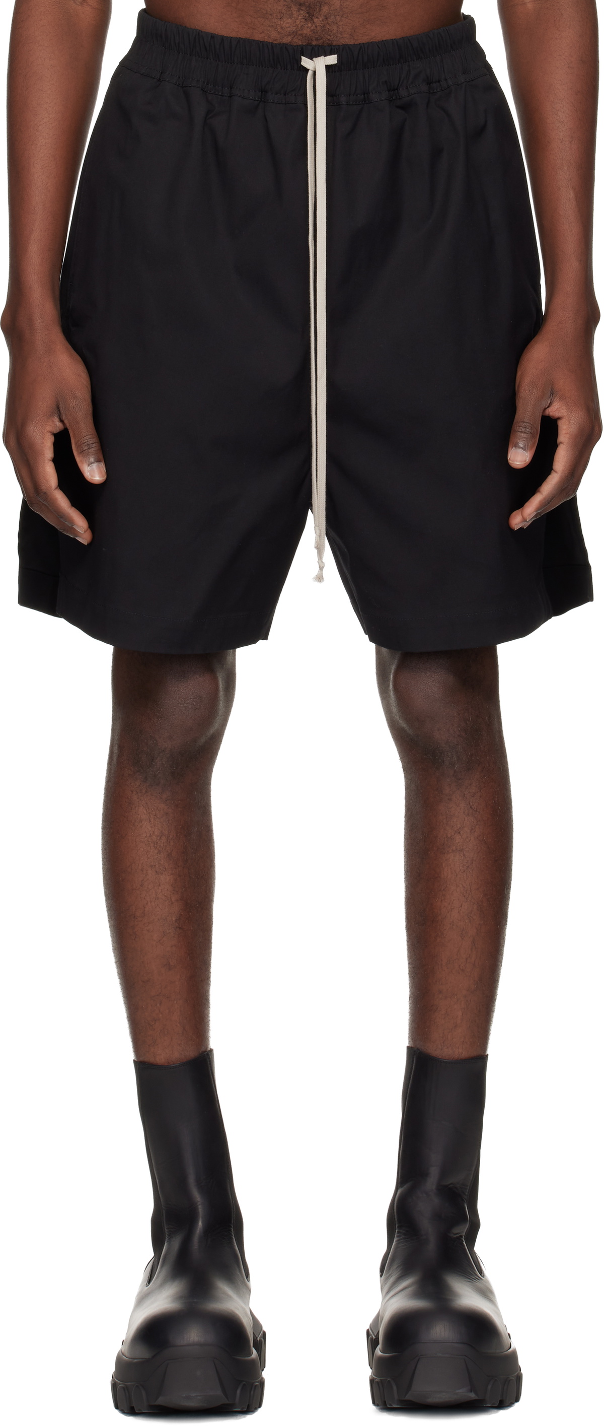 Rick Owens Black Temple Boxer Shorts Rick Owens