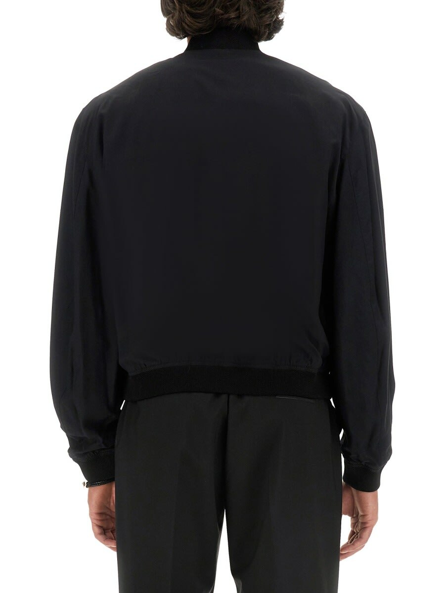 Versace Reversible Baroque Sea Jacket Versace