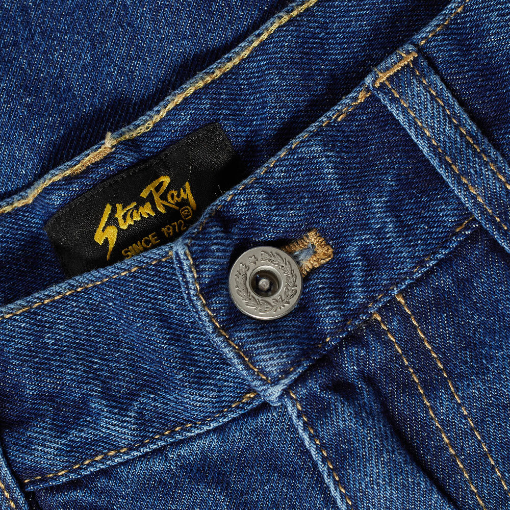 Stan Ray Men's Tapered 5 Pocket Jean in Mid Stonewash Stan Ray