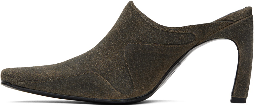 Eckhaus Latta Gray Arch Mules Eckhaus Latta