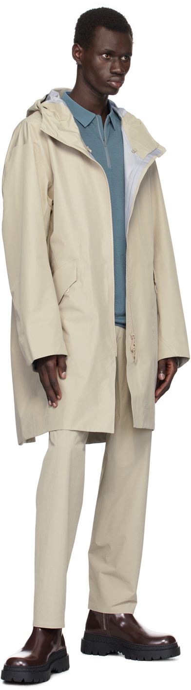 Veilance Beige Monitor Coat Arc'teryx Veilance