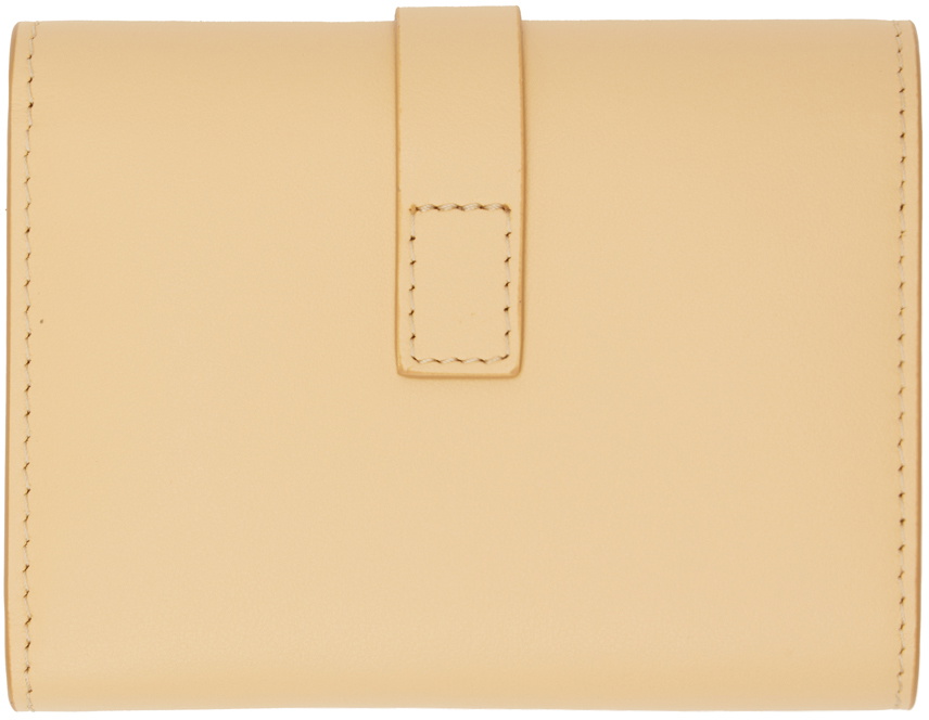 Acne Studios Beige Musubi Folded Wallet Acne Studios