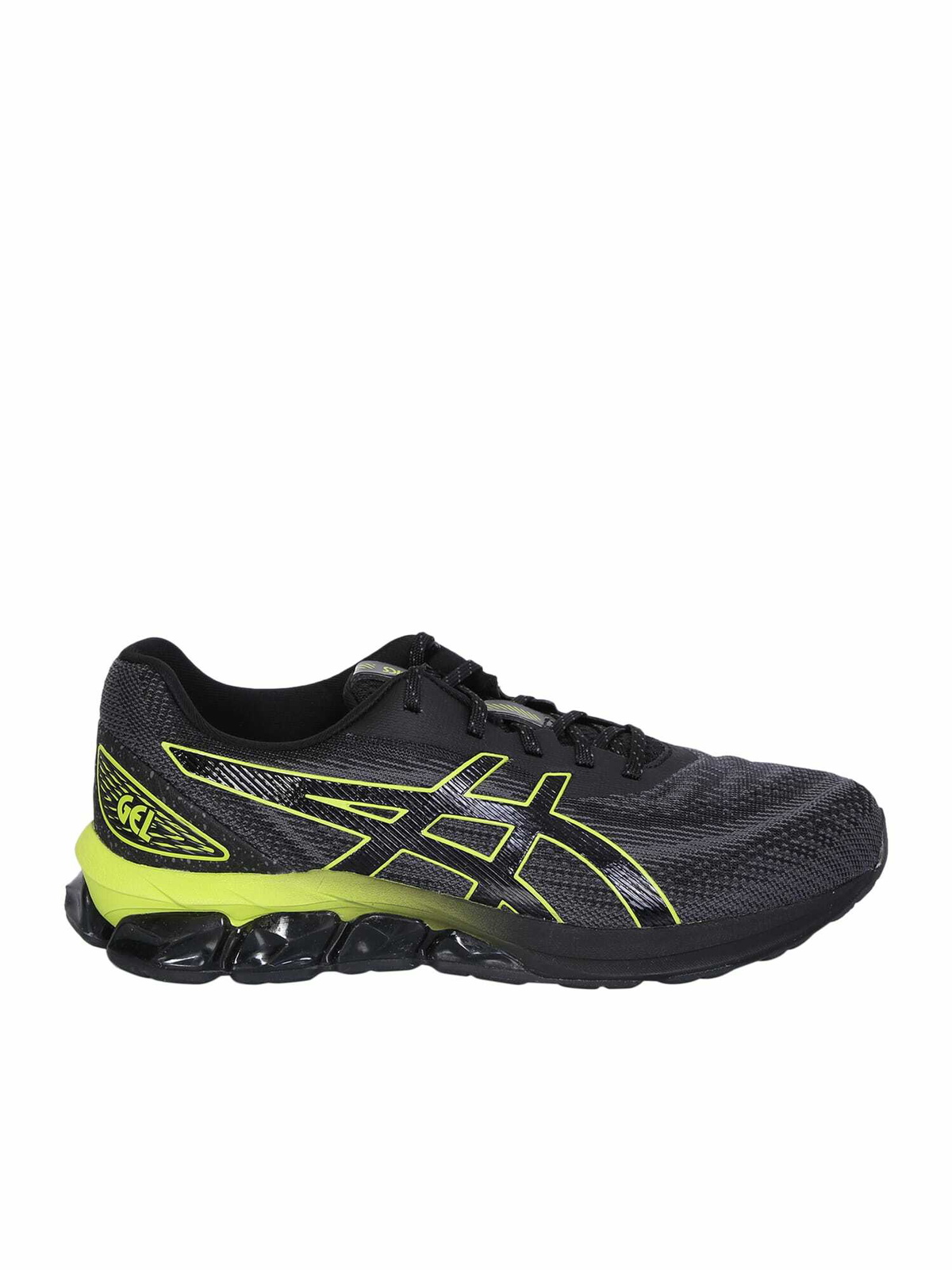 Asics Black/ Lime Green Gel-quantum 180 Vii Sneakers ASICS