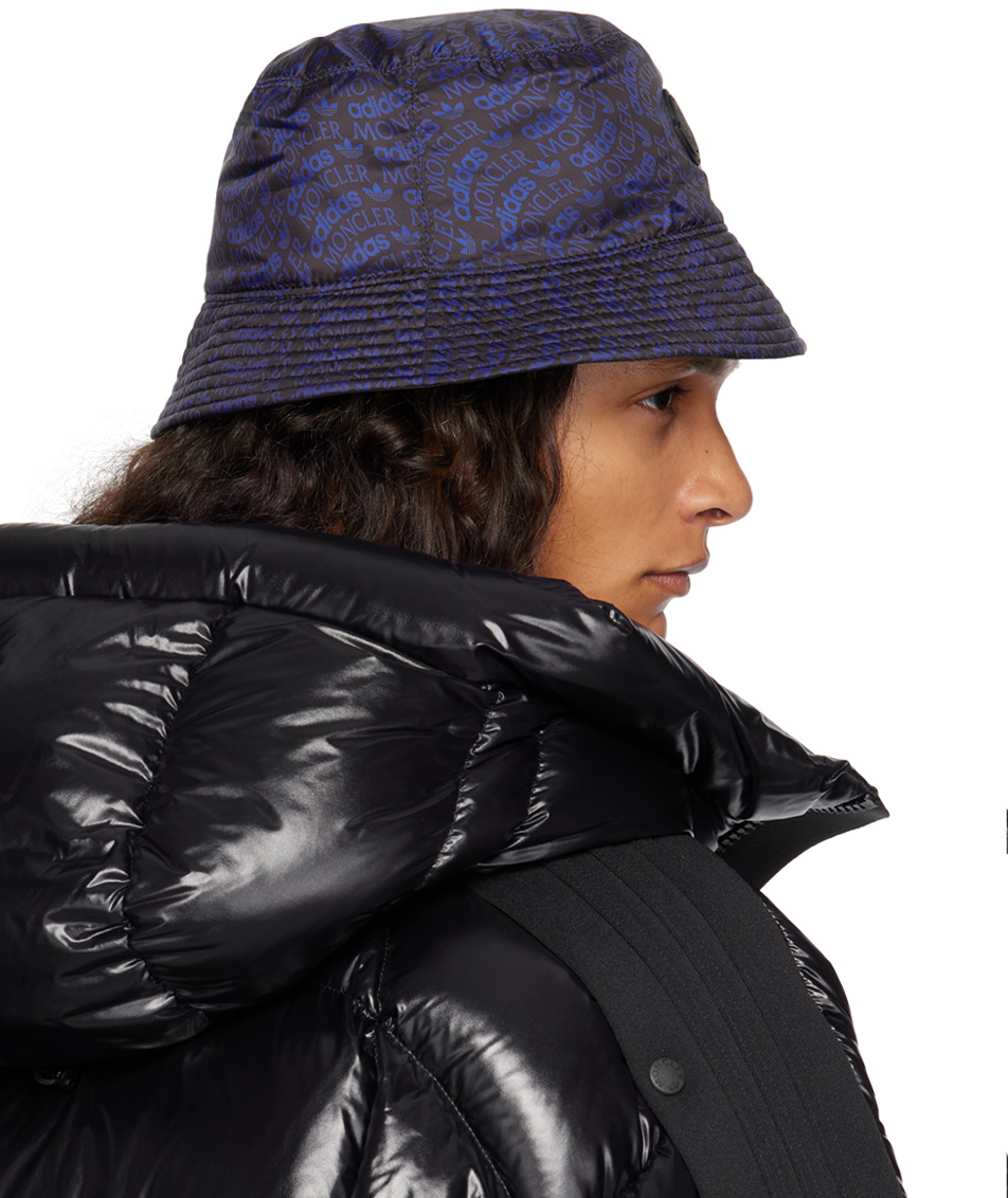 Moncler Genius Moncler x adidas Originals Reversible Blue & Black Logo ...