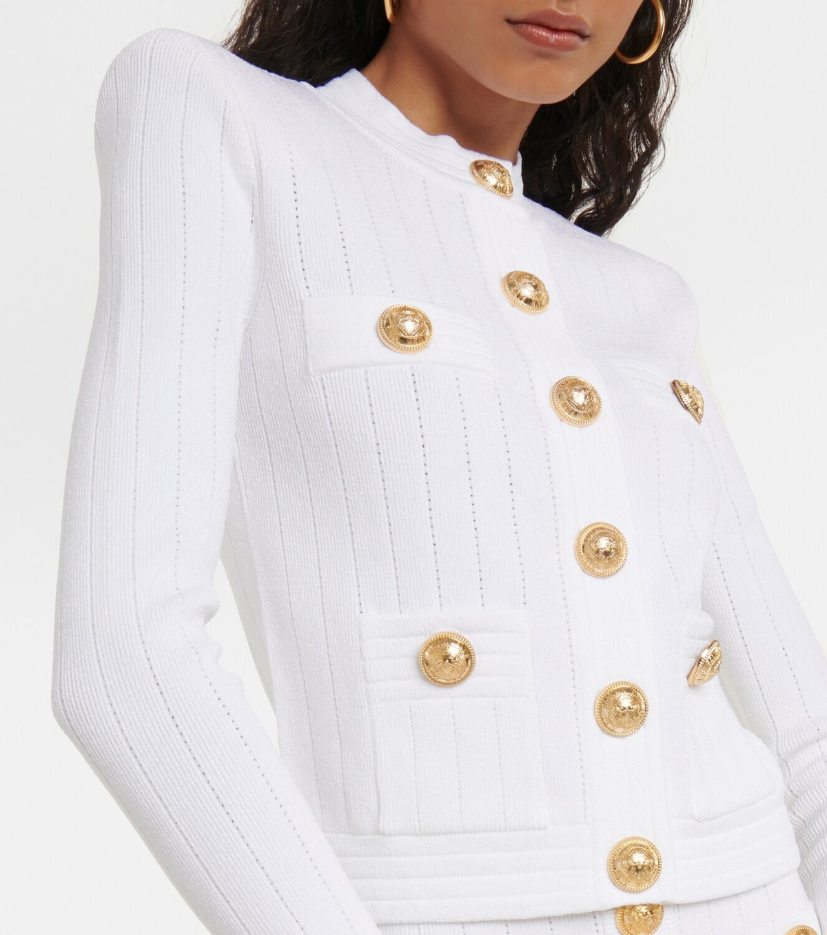 Balmain Embellished knit cardigan Balmain