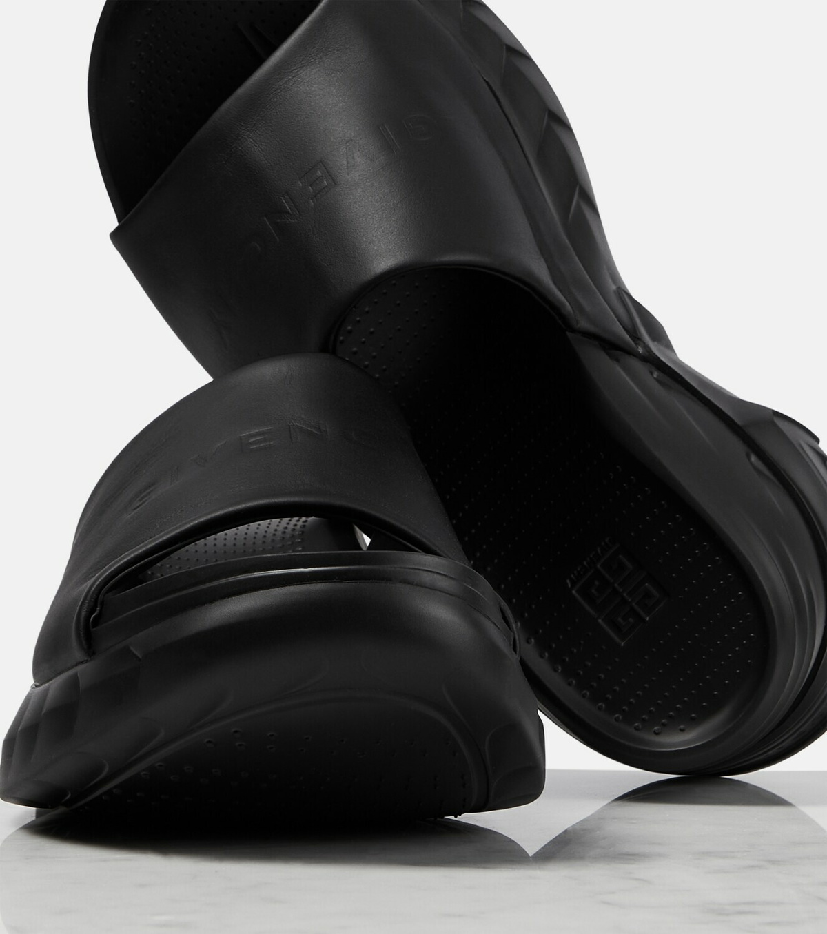 Givenchy Marshmallow leather wedge sandals Givenchy