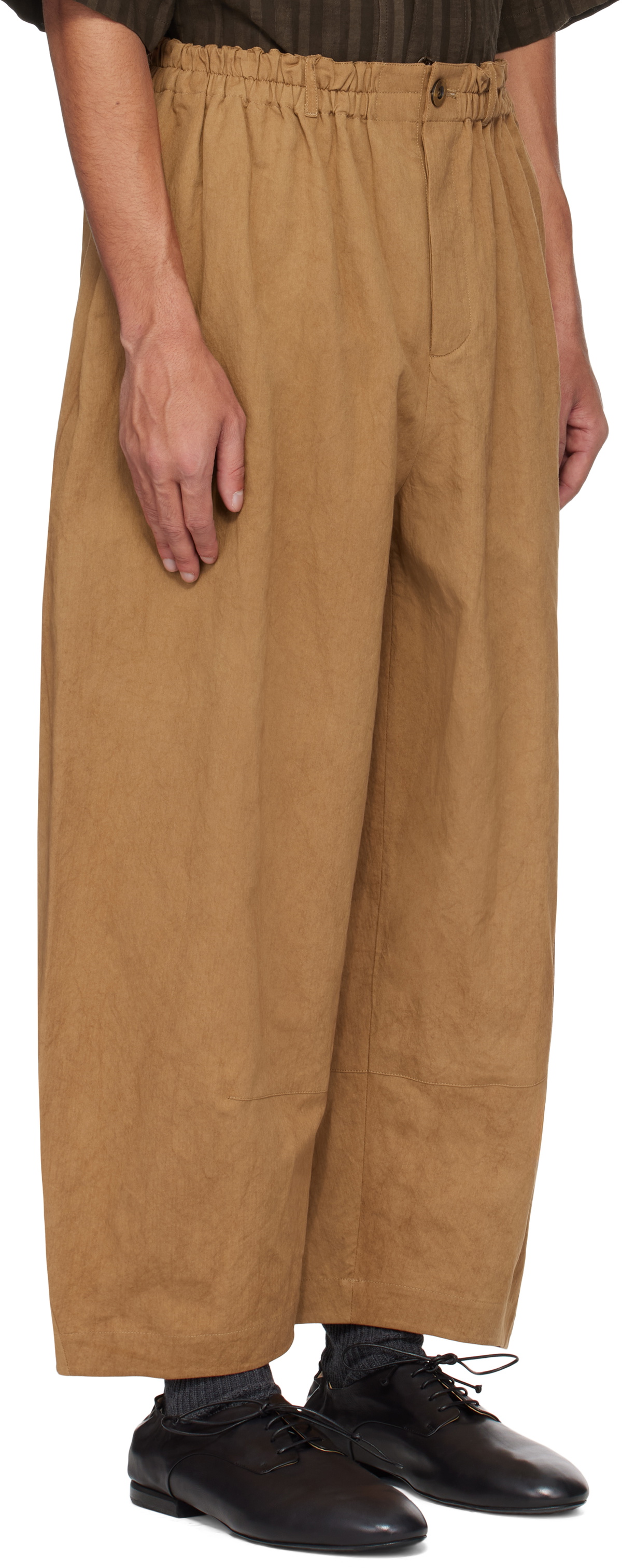 Aviva Jifei Xue Tan Cocoon Trousers Aviva Jifei Xue