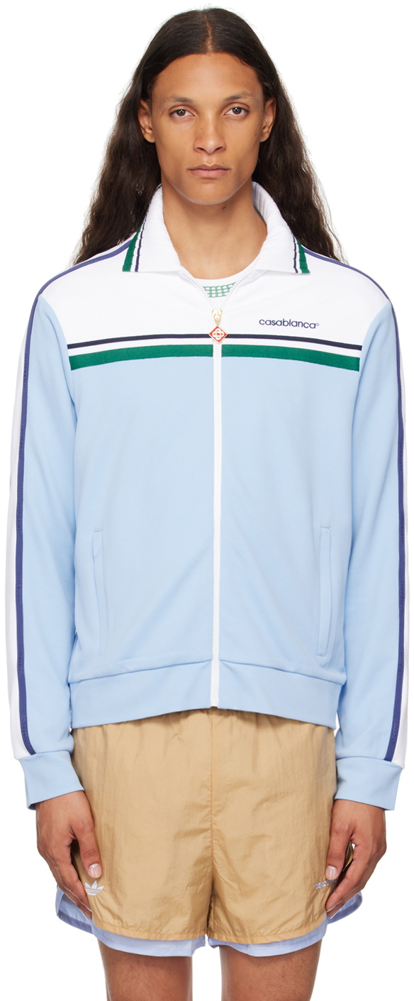 Casablanca Blue Striped Track Jacket Casablanca