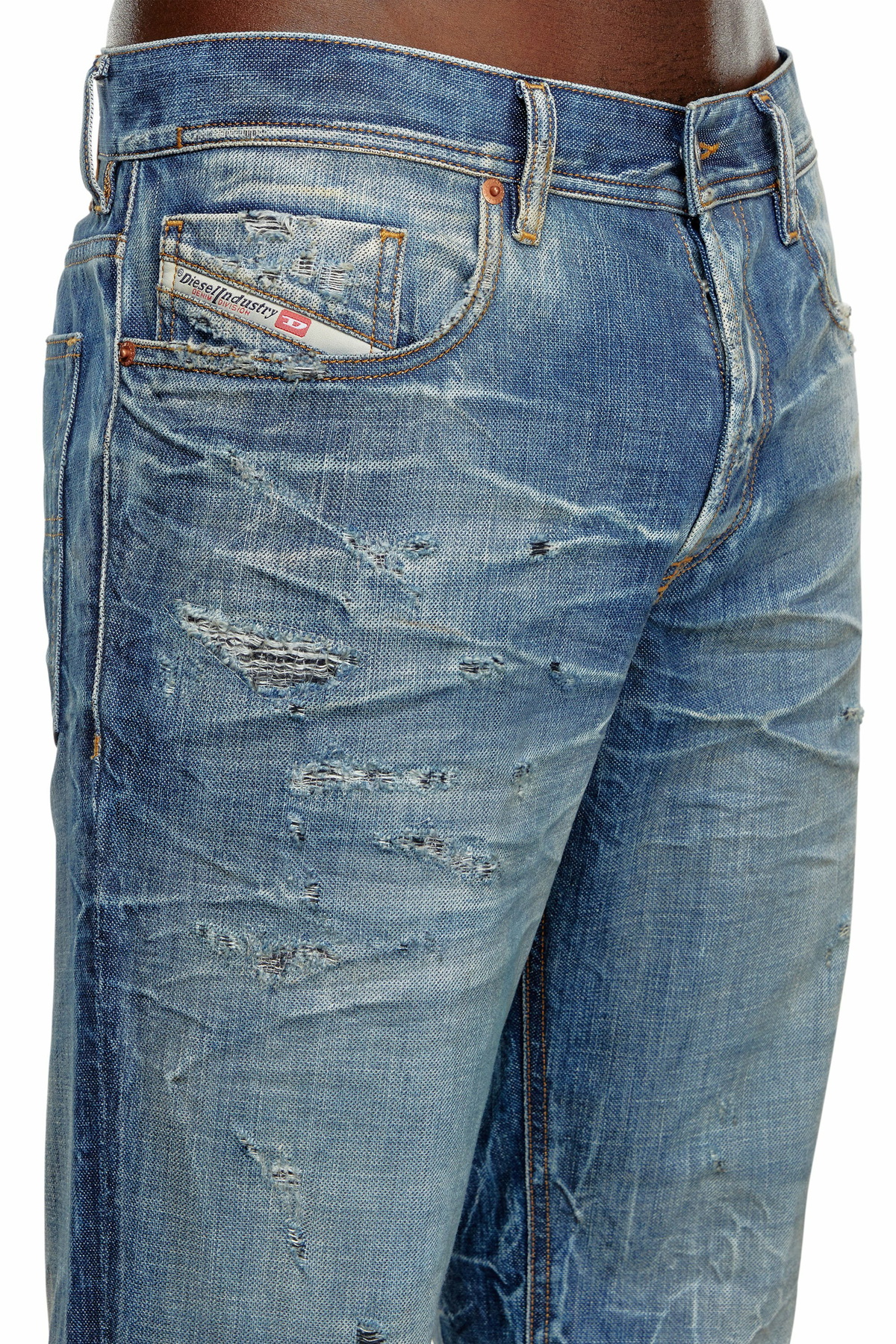 Diesel Regular Jeans - 2023 D-Finitive - Jeans Mens in Blue Diesel