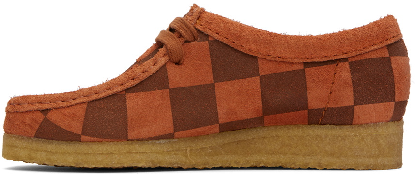 Clarks Originals Orange Wallabee Derbys Clarks Originals