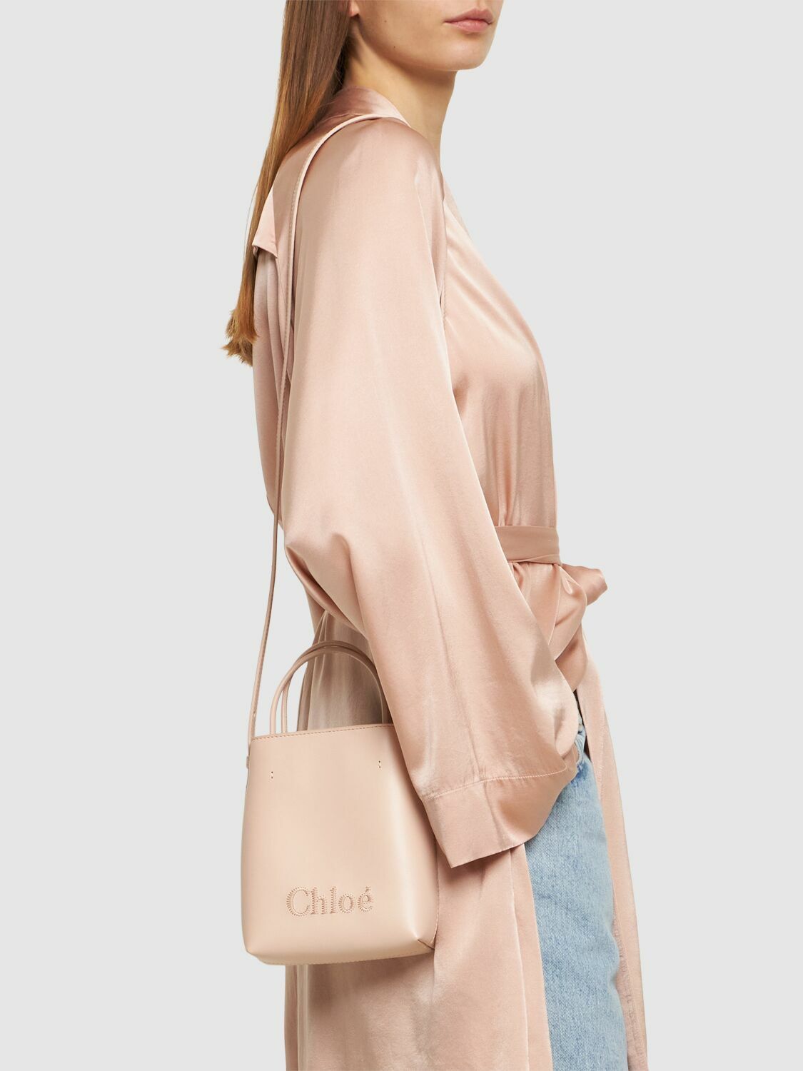 CHLOÉ Chloé Sense Leather Top Handle Bag Chloe