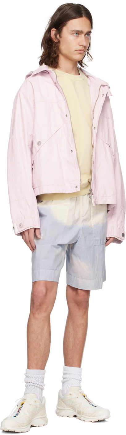 Stone Island Pink Detachable Hood Jacket Stone Island
