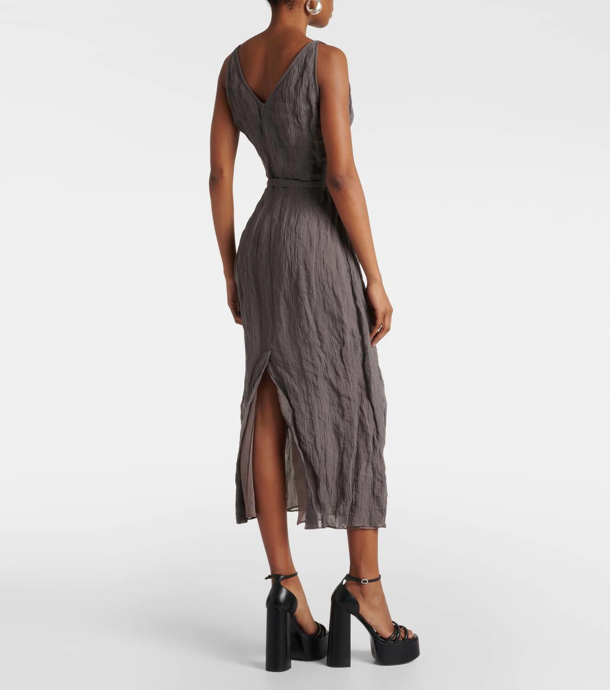 Altuzarra Cheryl cotton and silk midi dress Altuzarra