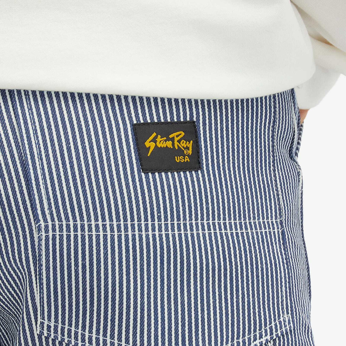 Stan Ray Men's Double Knee Painter Pants in Hickory Stripe Stan Ray