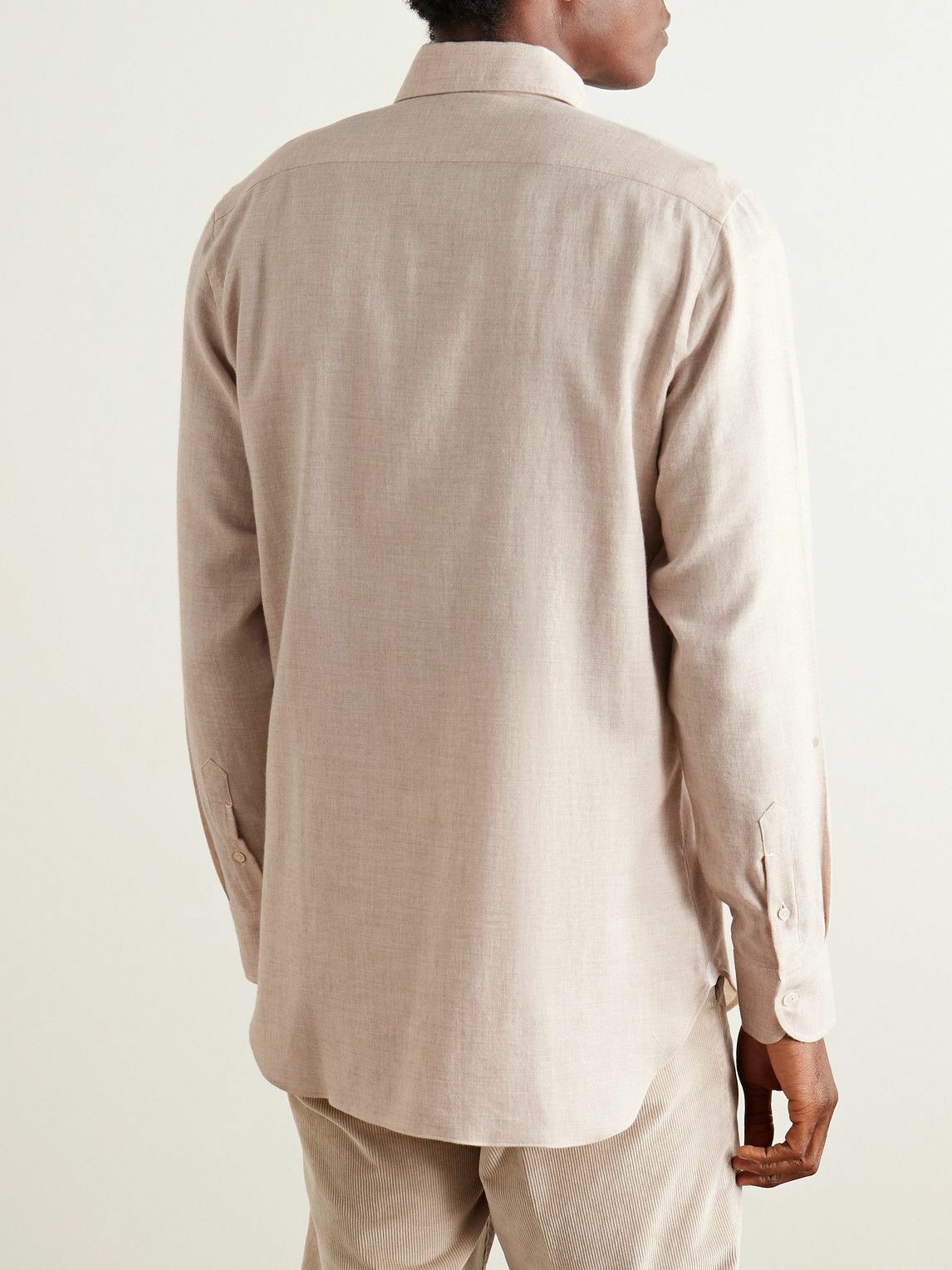 De Petrillo - Cotton Shirt - Neutrals De Petrillo