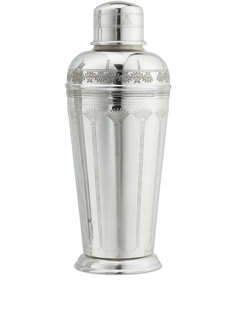 Soho Home Silver-Tone Rochester Engraved Cocktail Shaker Soho Home