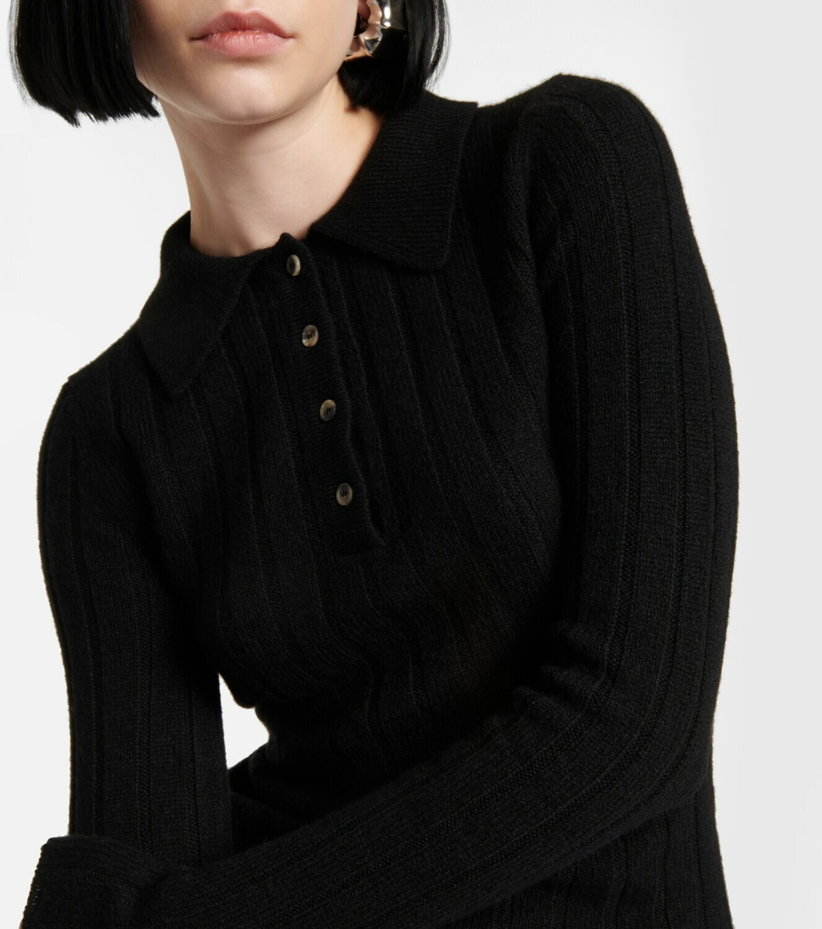 Khaite Hans ribbed-knit cashmere sweater Khaite