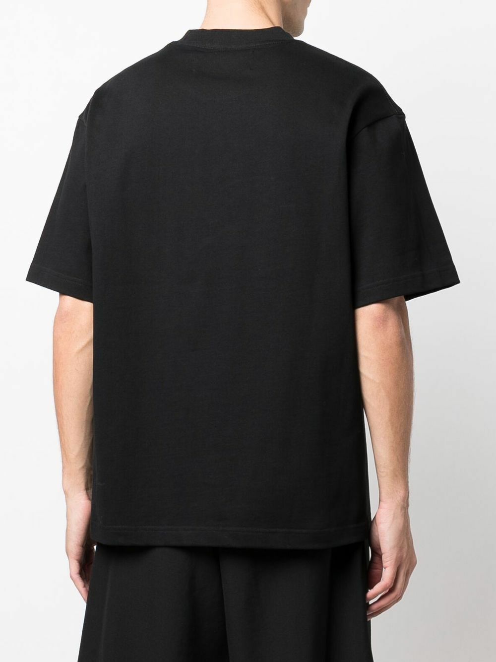 Feng Chen Wang Black Logo Embroidered T-Shirt Feng Chen Wang