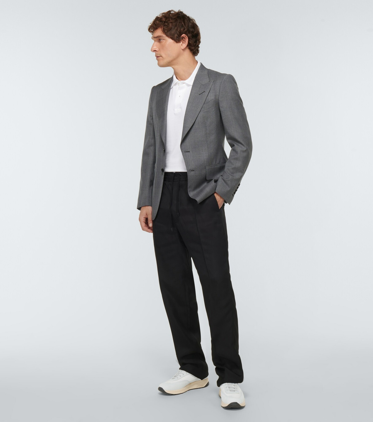 Common Projects - Track 80 suede-paneled sneakers Common Projects