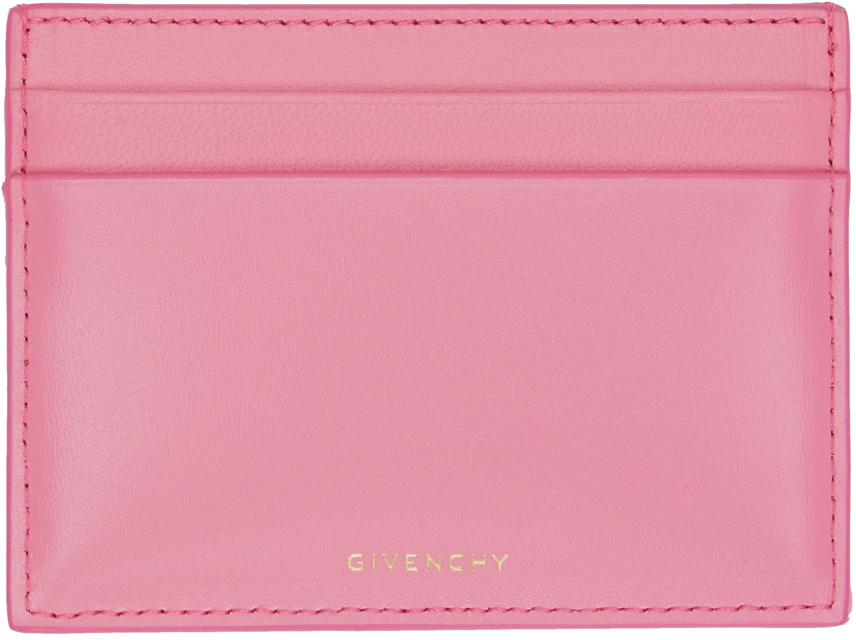 Givenchy Pink G Cut Card Holder Givenchy