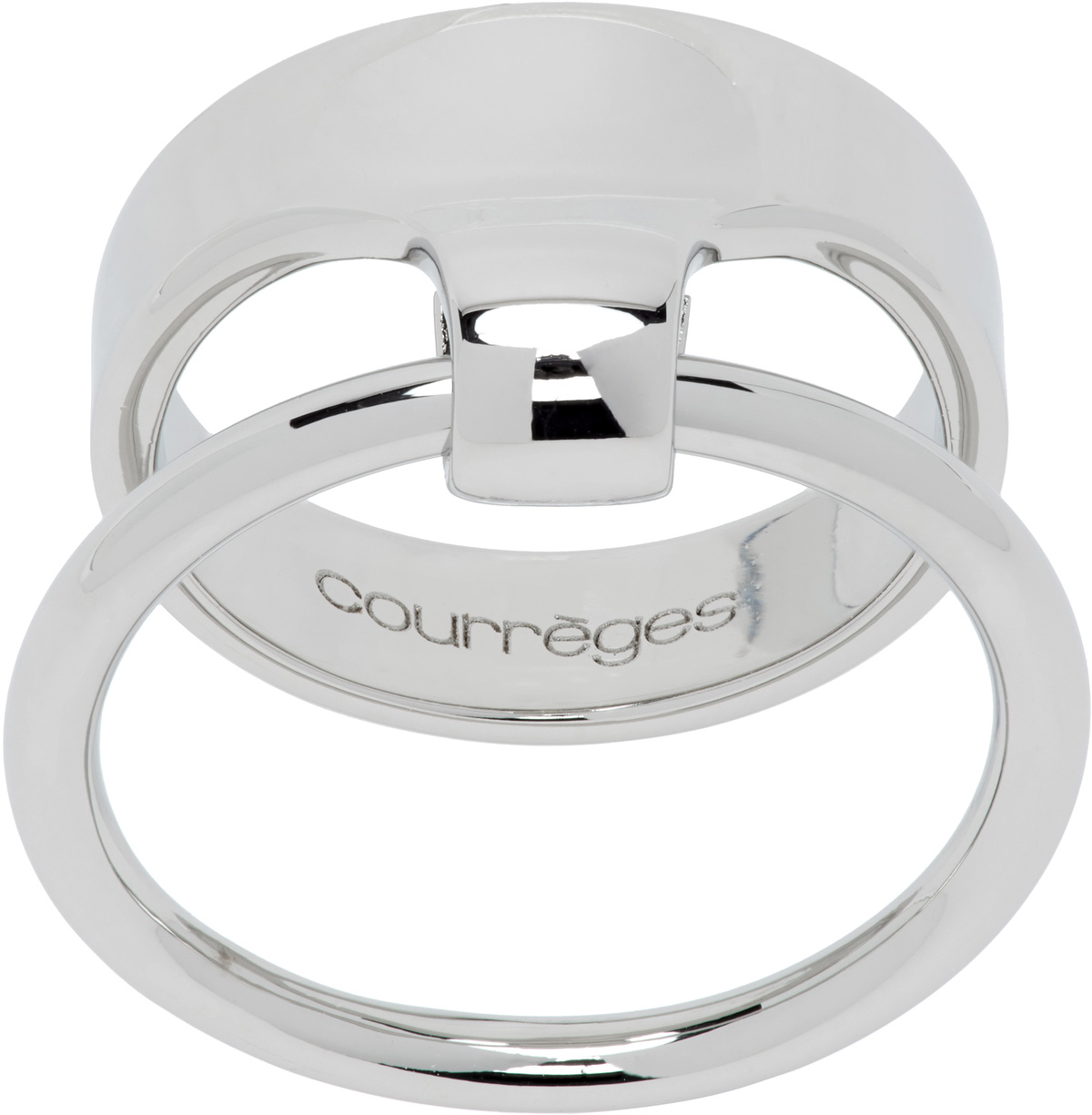 Courrèges Silver Holy Ring Courreges