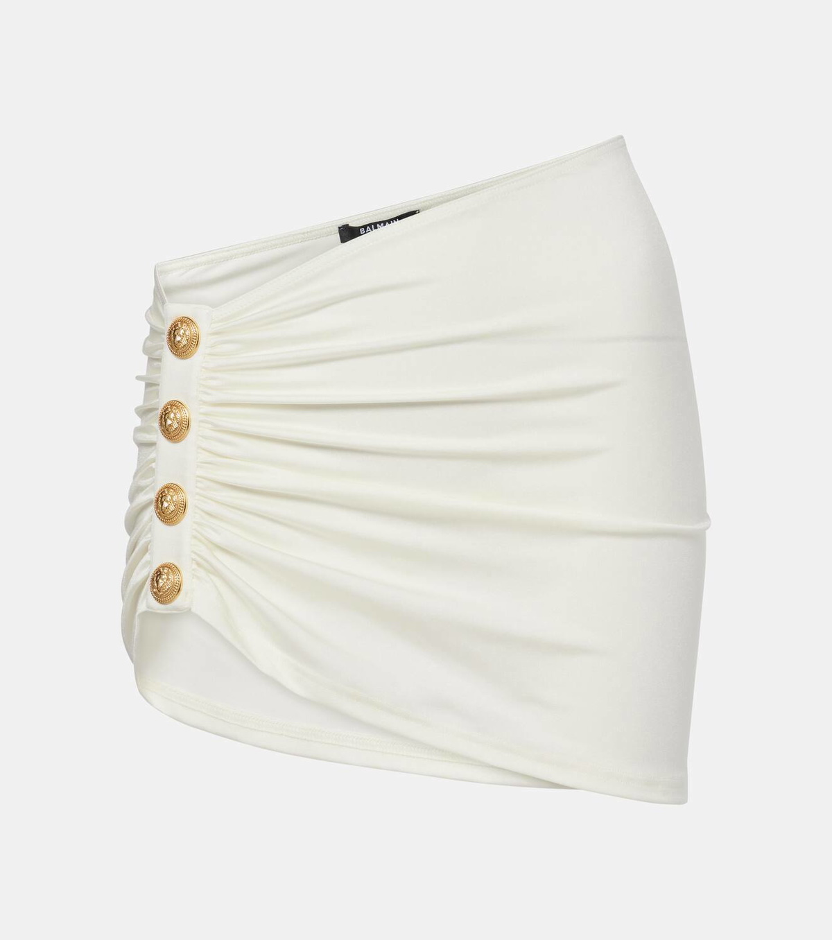 Balmain Draped asymmetric beach cover-up Balmain