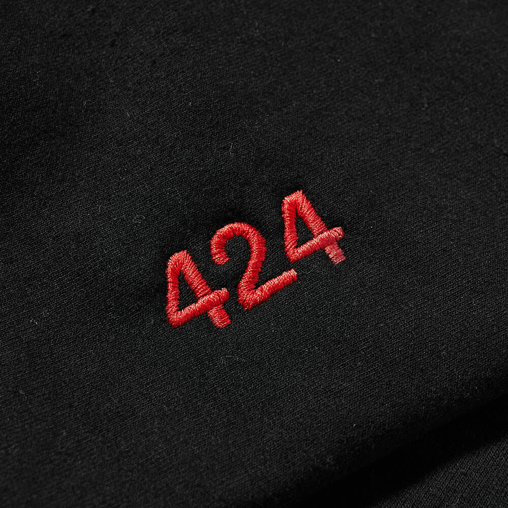 424 Men's Logo Scarf in Black 424