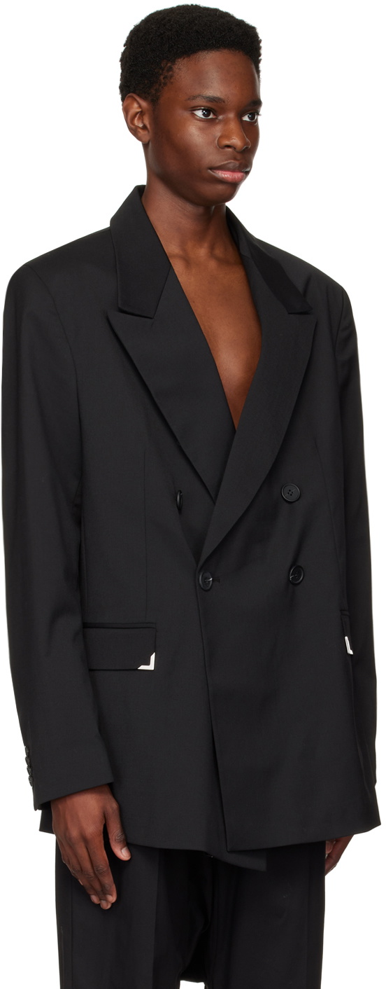 Han Kjobenhavn Black Boxy Suit Blazer Han Kjobenhavn