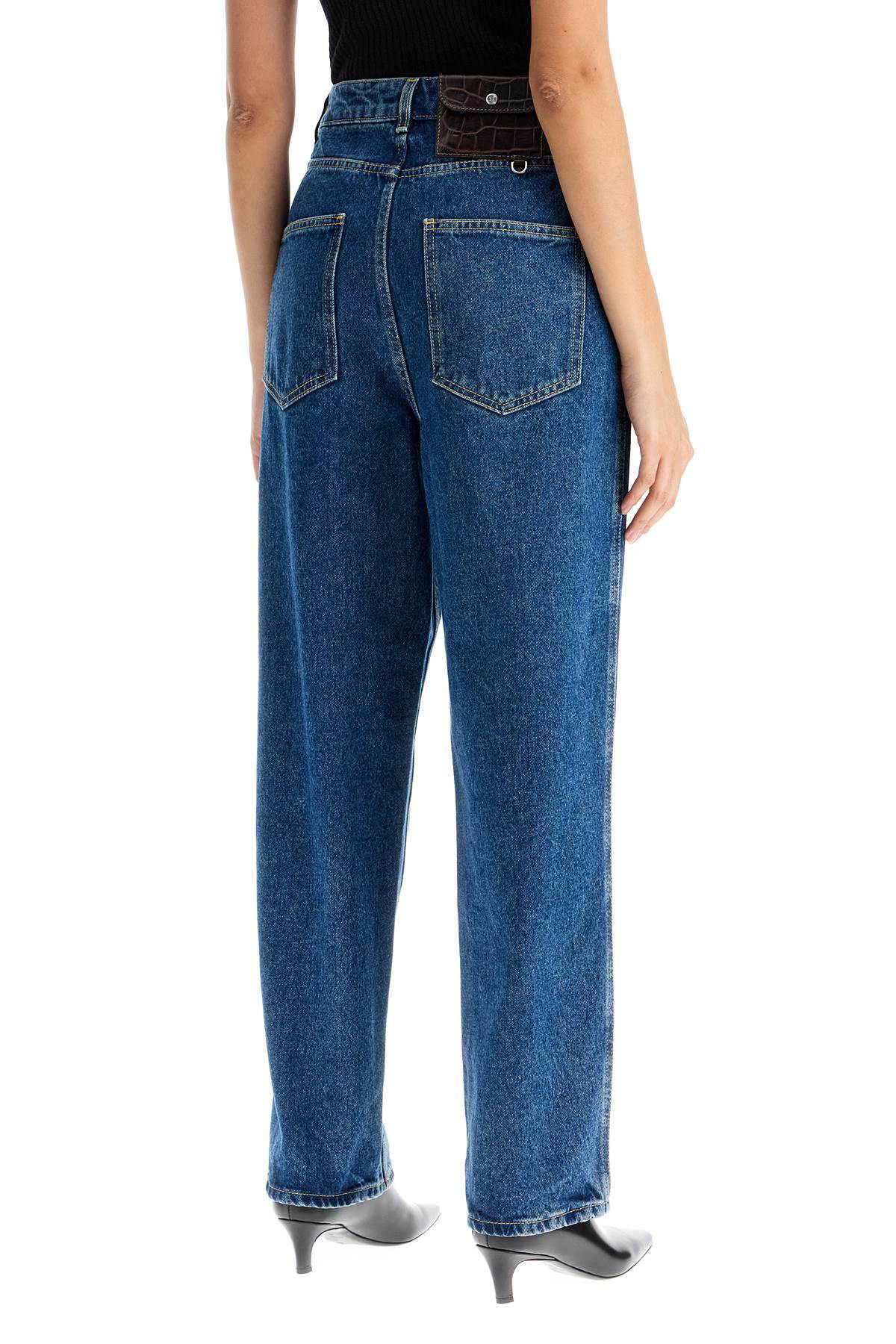 SAKS POTTS organic cotton jeans shake in Blue Saks Potts