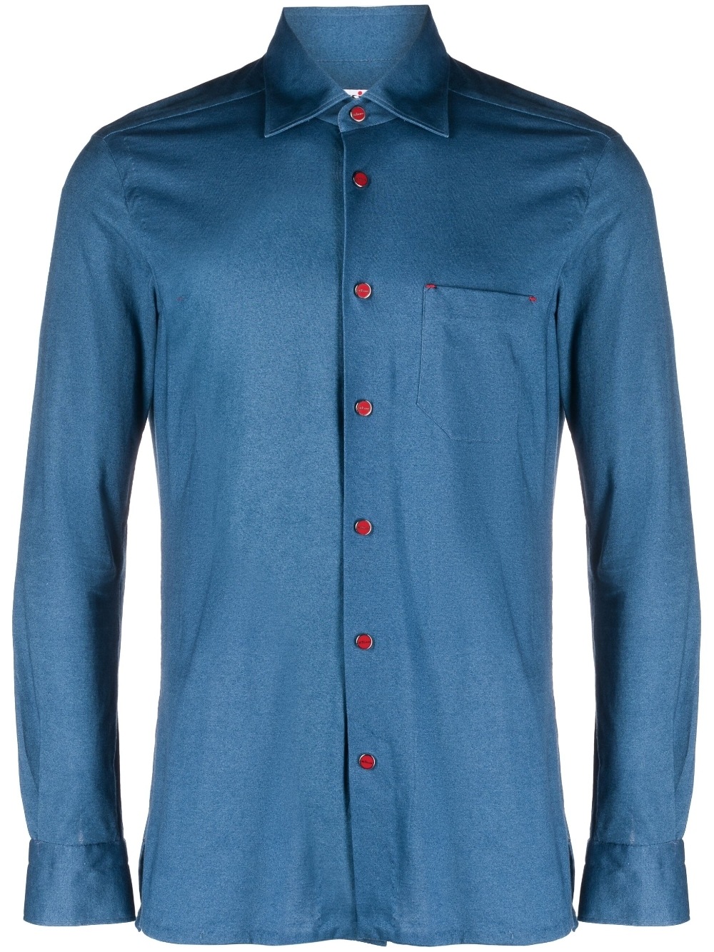 KITON - Cotton Long Sleeve Shirt Kiton