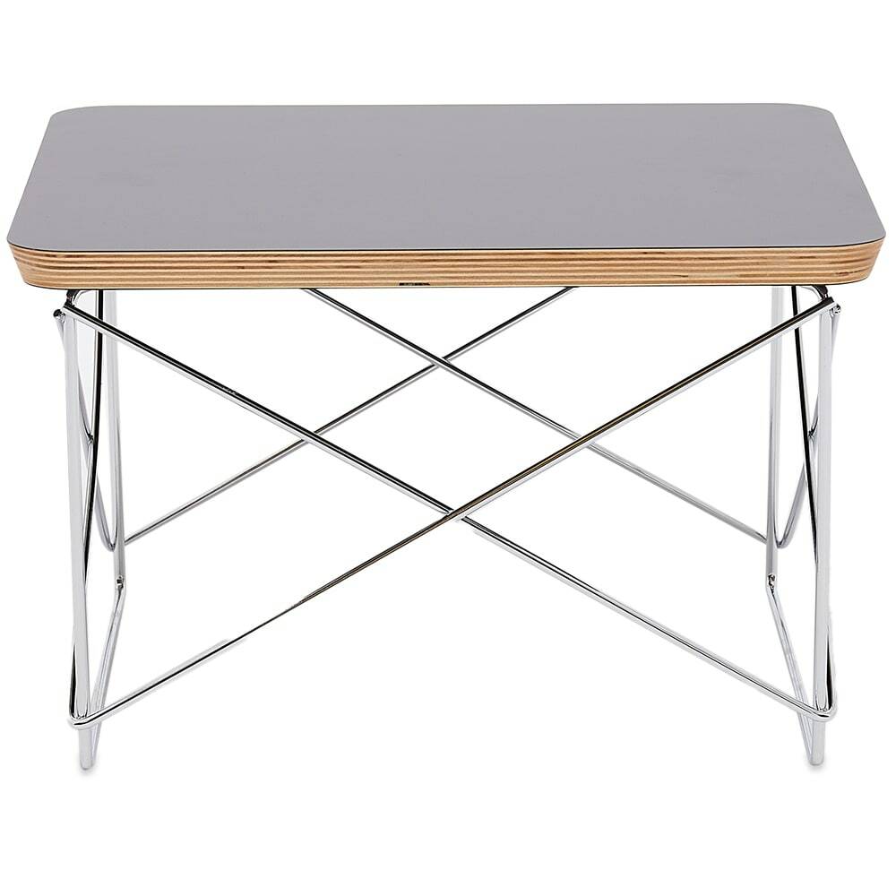 Vitra Occasional Table Ltr in Black/Chrome Vitra