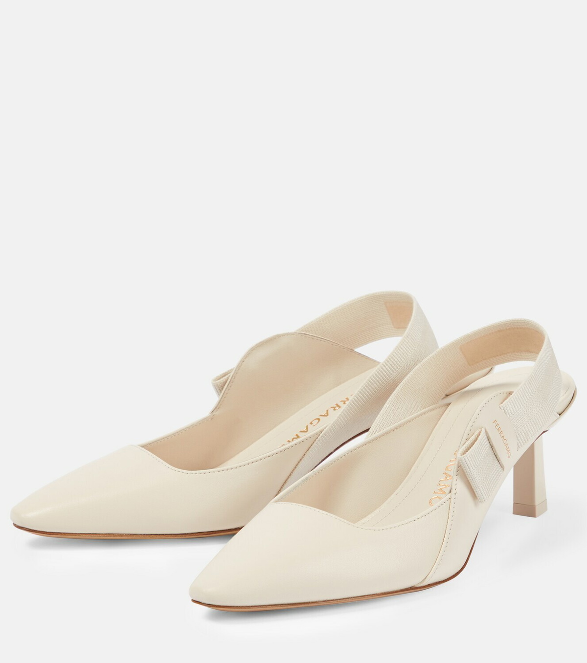 Ferragamo Vara leather slingback pumps Salvatore Ferragamo
