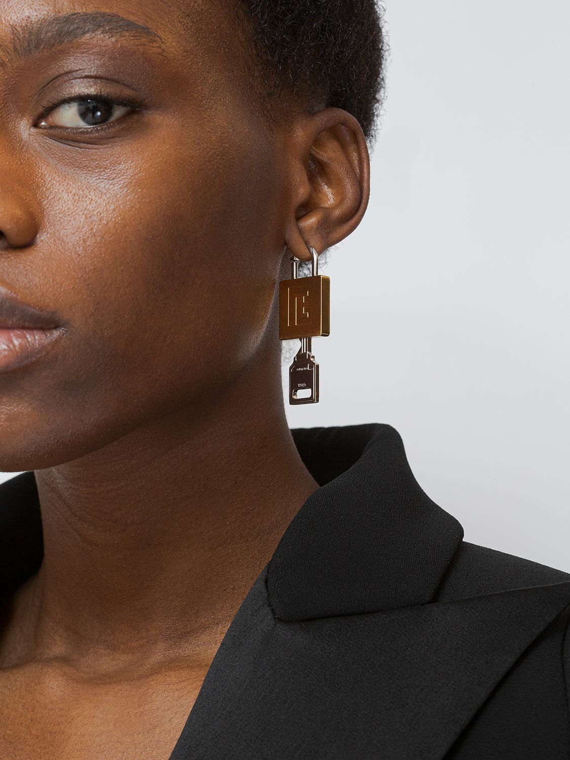 BALMAIN - Lock & Key Earrings Balmain