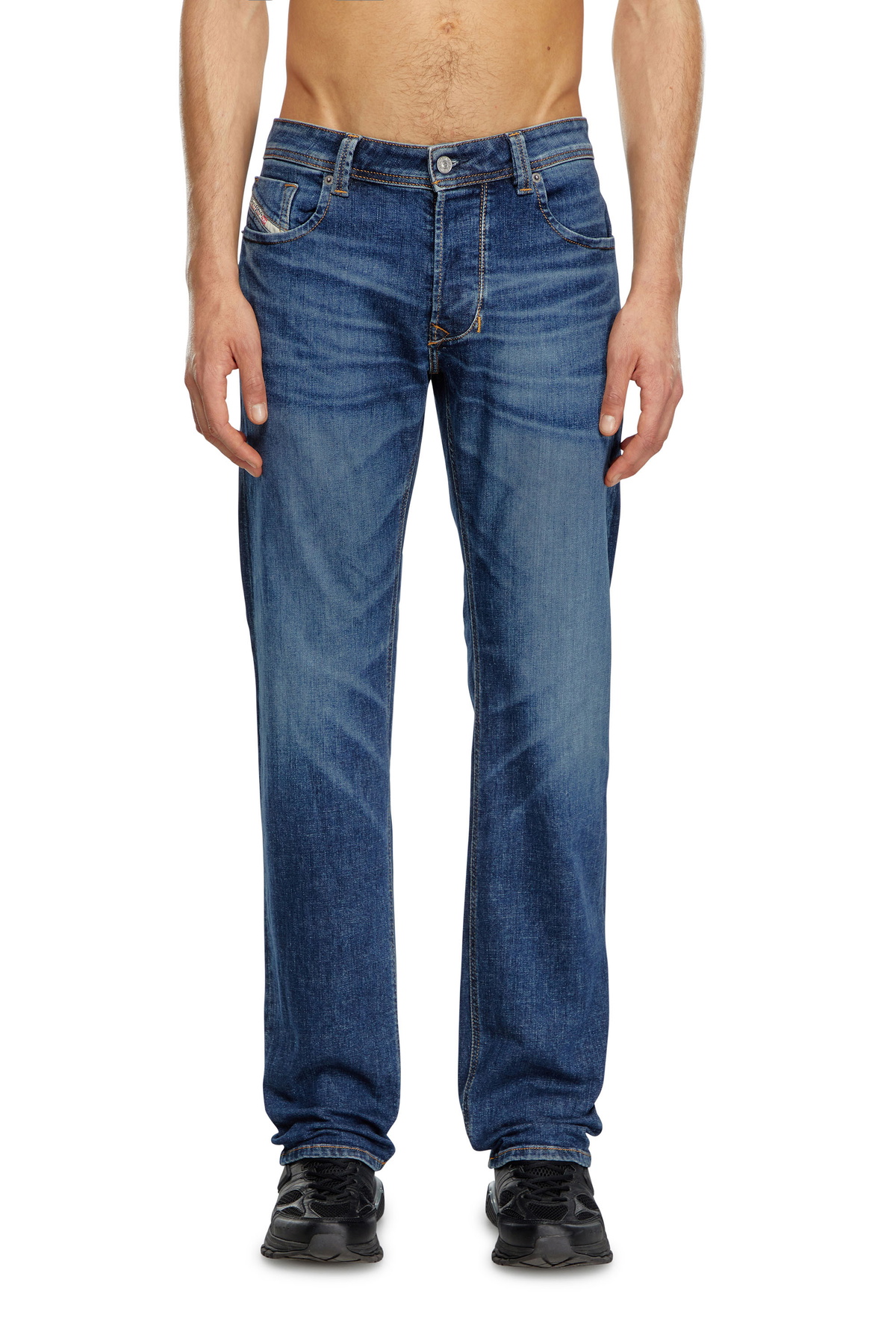 Diesel Regular Jeans - 1985 Larkee - Jeans Mens in Blue Diesel