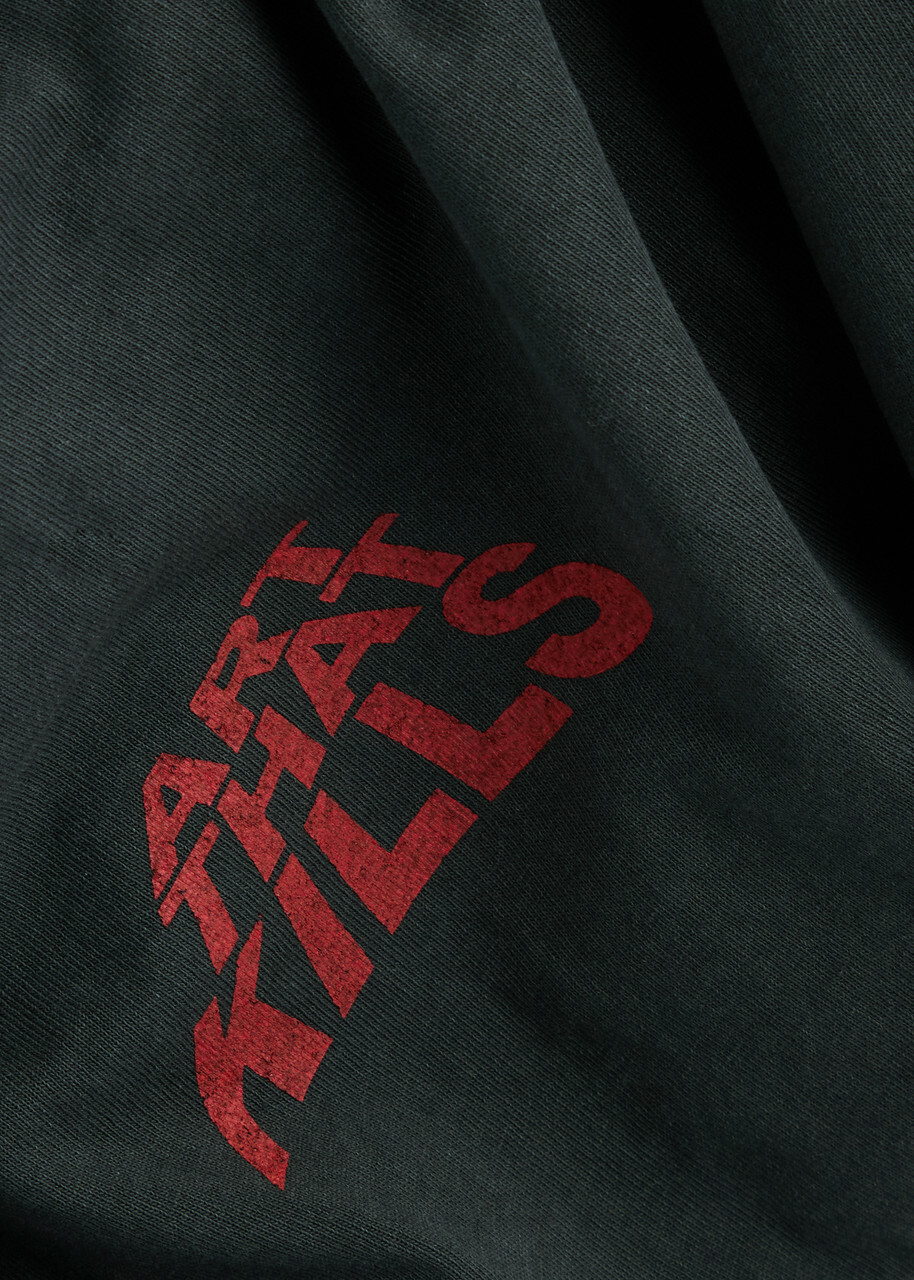 Gallery Dept. Intro Extro Reversible Cotton T-shirt Black Gallery Dept.