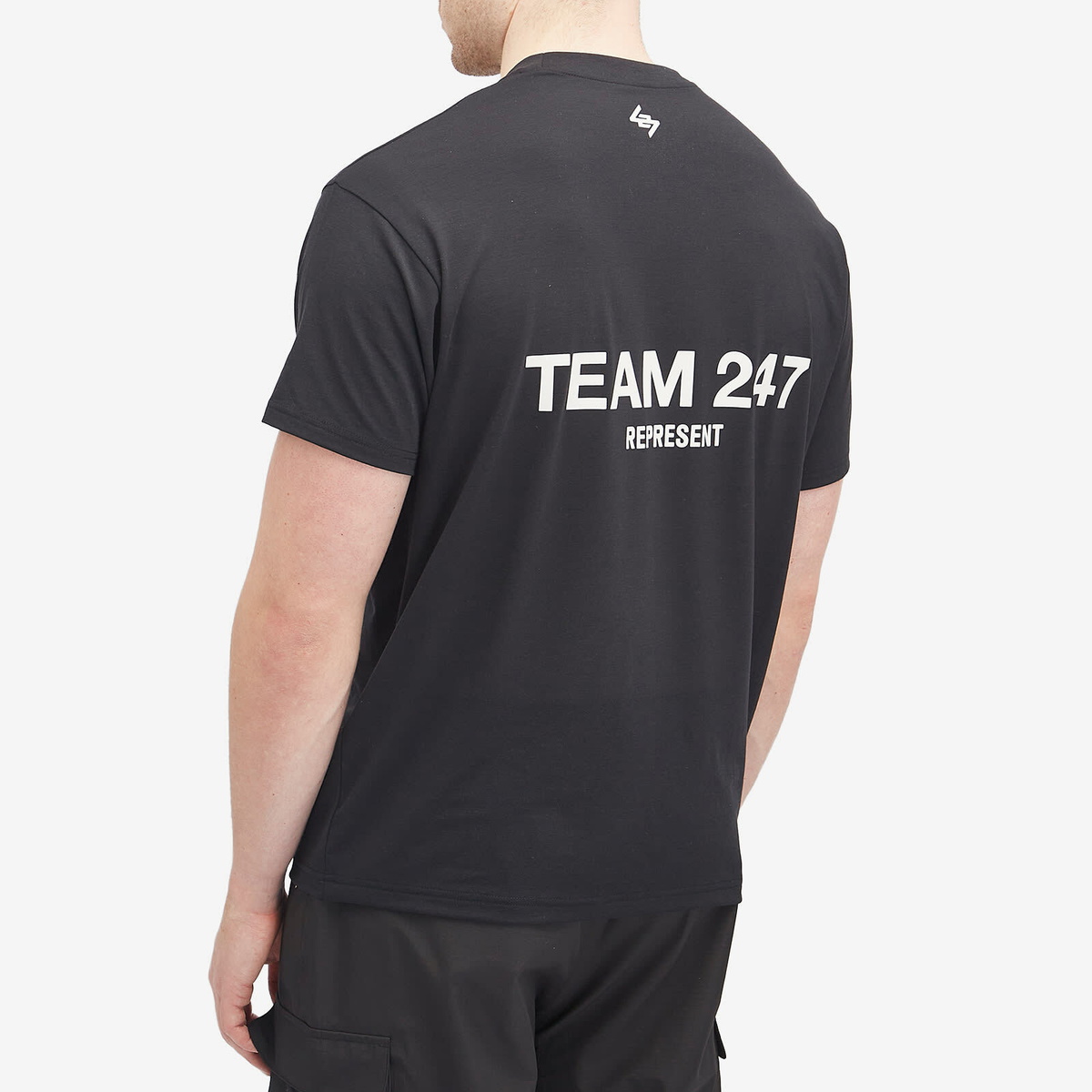 Represent Men's Team 247 Oversized T-Shirt in Black Represent