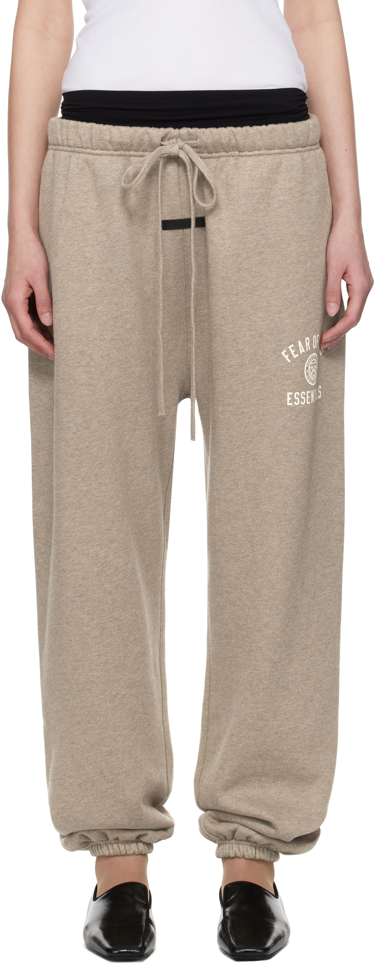 Fear of God ESSENTIALS Gray Fleece Sweatpants Fear Of God Essentials
