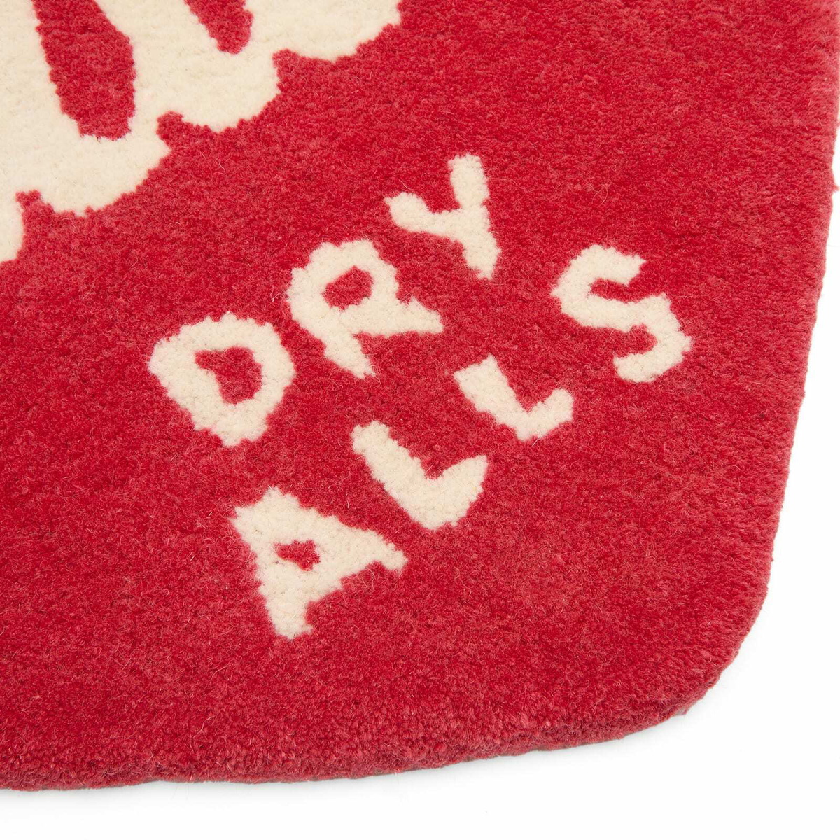 Human Made Heart Rug Medium in Red Human Made