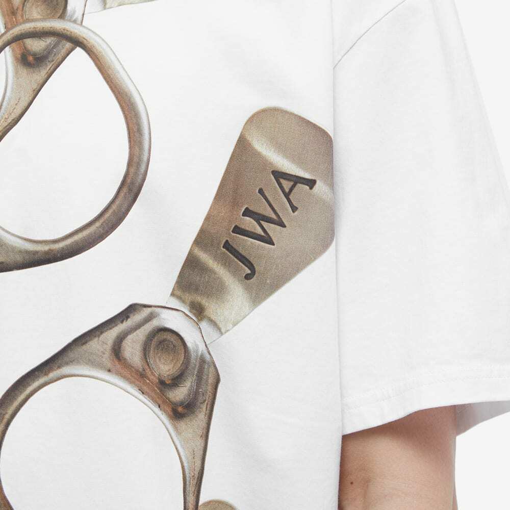 JW Anderson Men's Printed T-Shirt in White JW Anderson