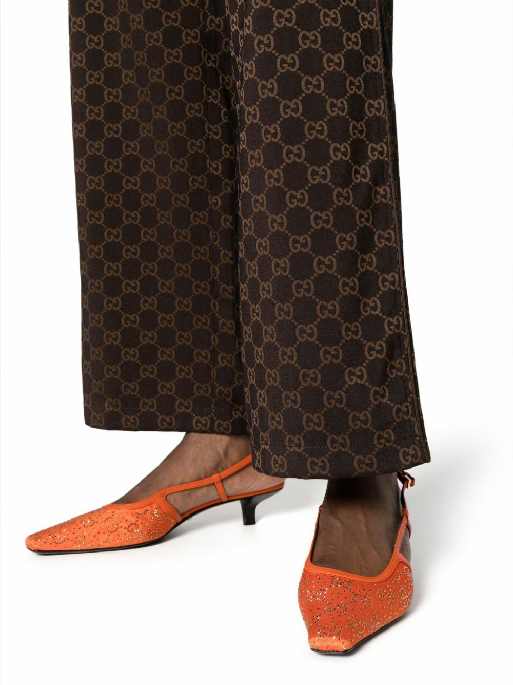 GUCCI - Gg Wide-leg Trousers Gucci
