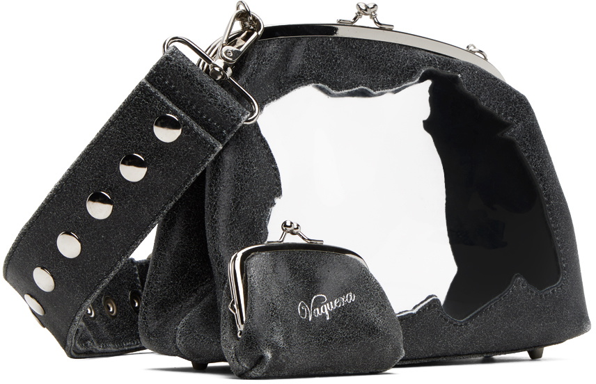 VAQUERA Black Destroyed Purse Vaquera