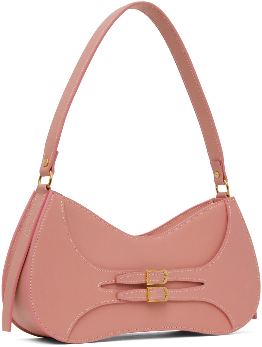 Sultry Virgin Pink Medium Logo Shoulder Bag